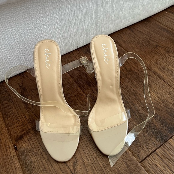 Nasty Gal | Shoes | Nastygal Clear Pvc Heels | Poshmark